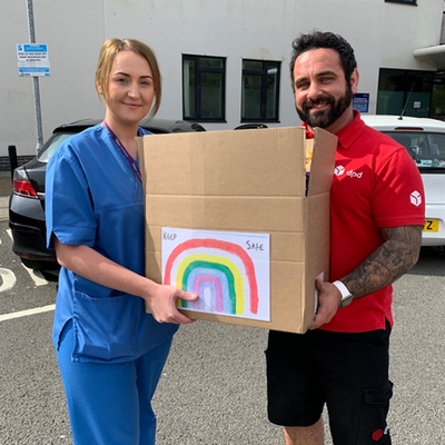 News: DPD staff donate 45,000 care items to NHS hospitals nationwide